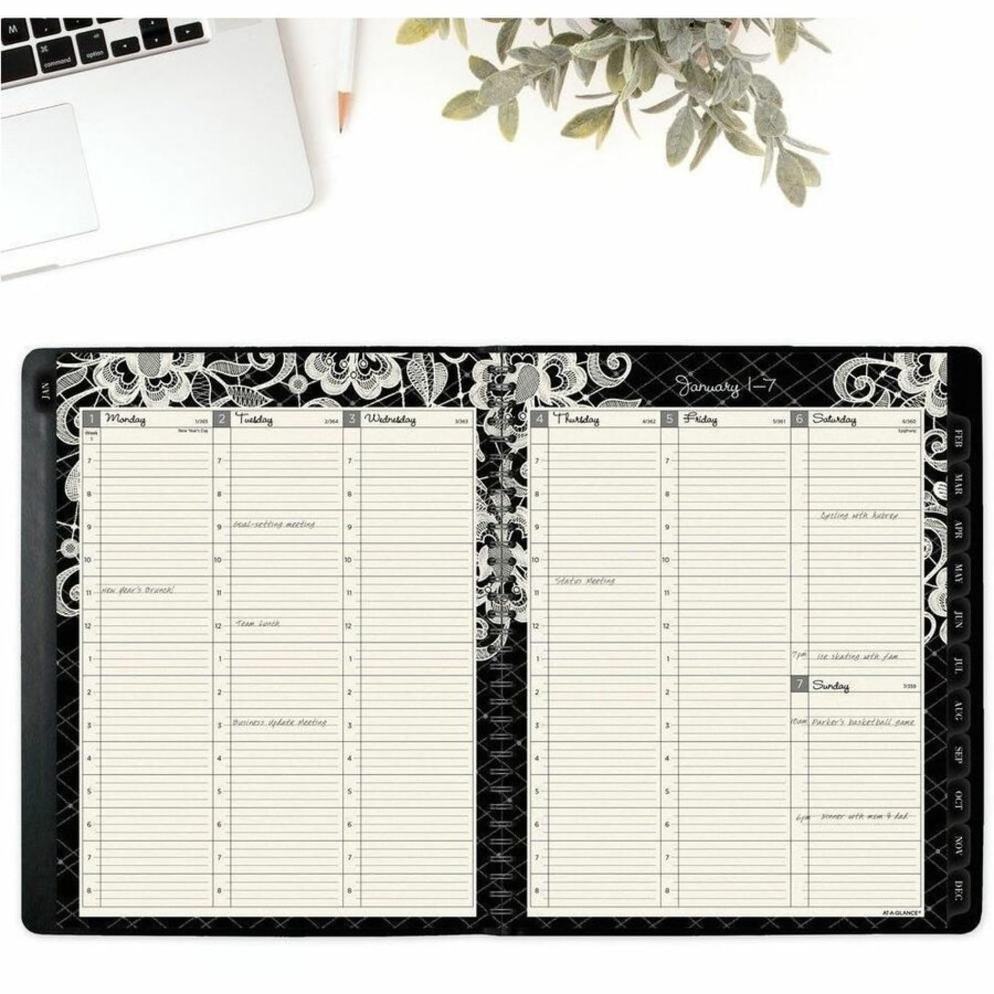 AT-A-GLANCE 2022 Weekly Appointment Book & Planner by AT-A-GLANCE, 8-1/4" x 11", Large, Fashion Color, Blue (7094020)