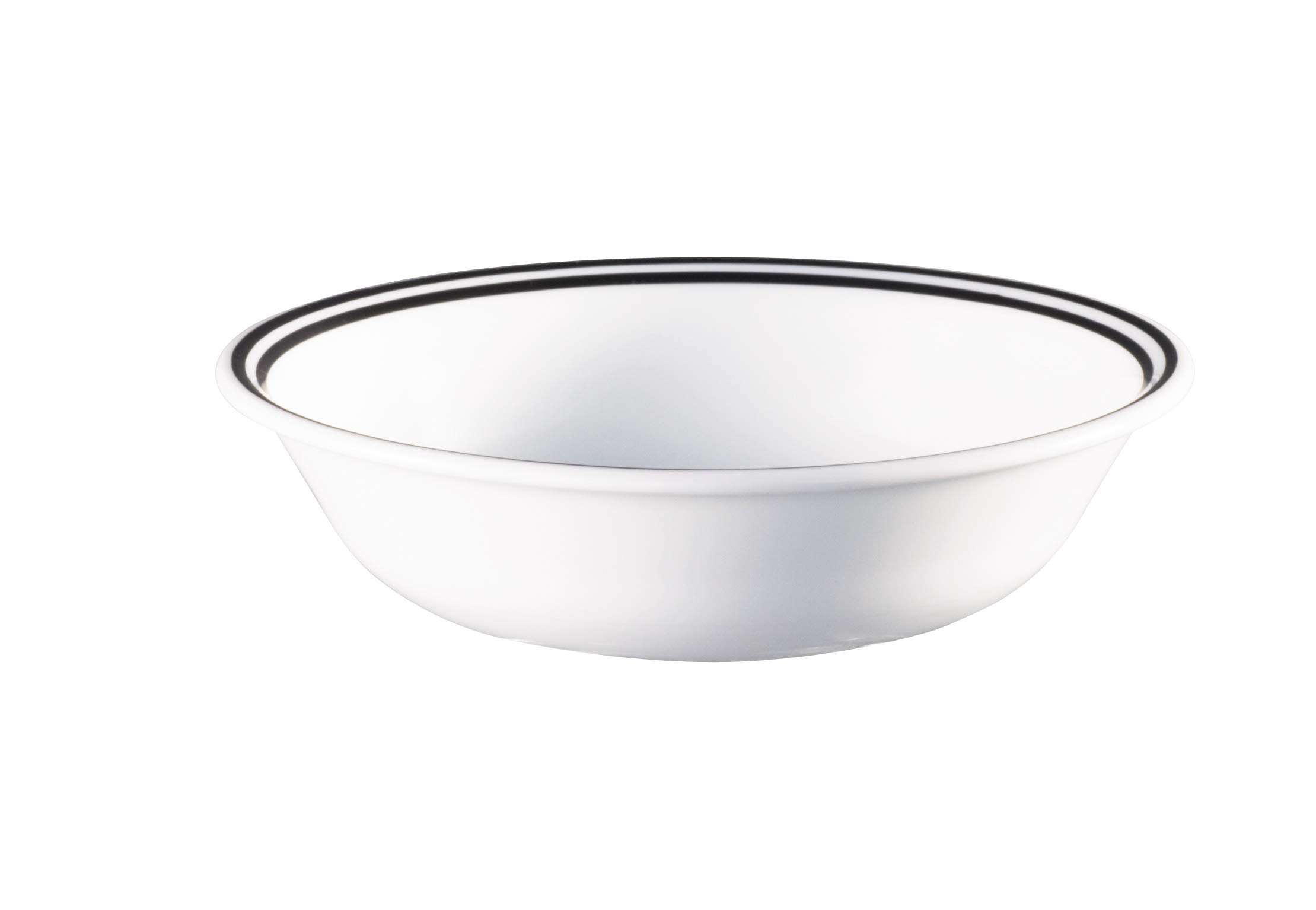 Corelle Vitrelle 18-Piece Service for 6 Dinnerware Set, Triple Layer Glass and Chip Resistant, Lightweight Round Plates and Bowls Set, City Block