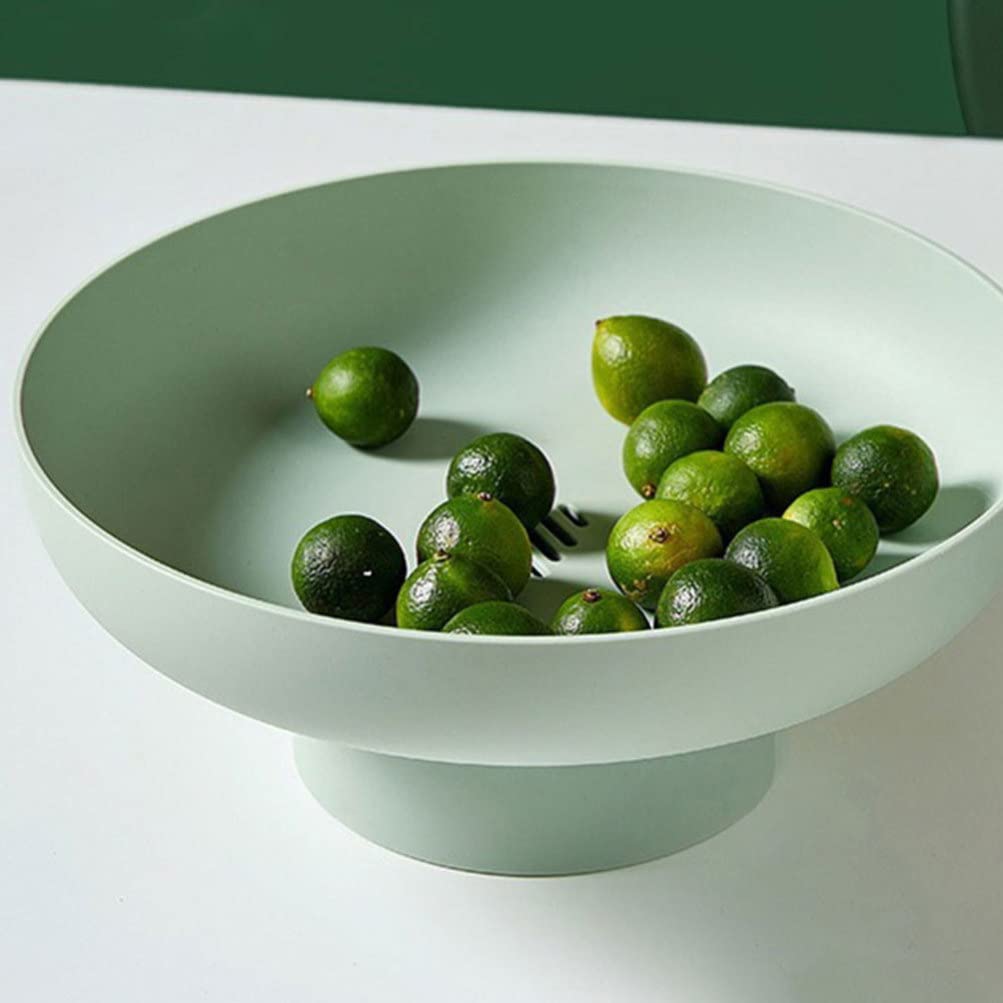 BESTonZON 2pcs Fruit Tray Wedding Accessories Cake Tray Wedding Cake Plates Decorative Pedestal Bowl Coffee Table Tray Plastic Wedding Cake Holder Party Dessert Stand Dessert Accessories Pp