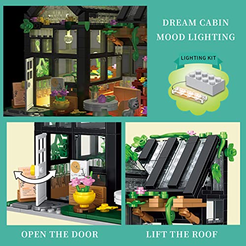 Mesiondy Flower House Building Set, Compatible with Lego Flower Friends House, Create a Warm and Beautiful Environment, Gift for Girls 6-12(567 Pcs)