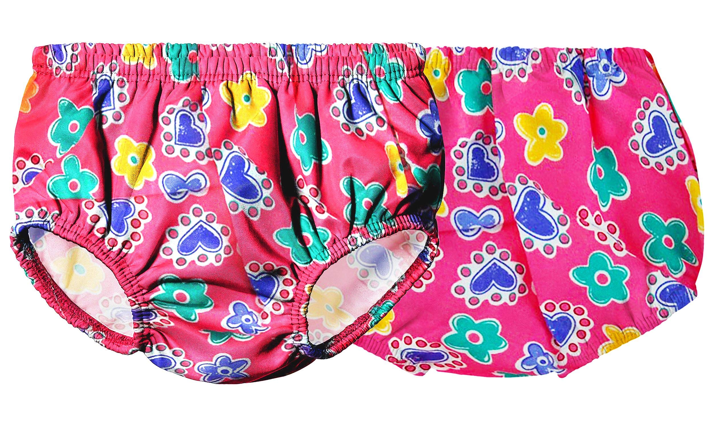 Water Gear Reusable Baby Swim Diaper - Soft and Designed to Keep Your Baby Comfortable - Eco-Friendly - Great to Wear When Learning How to Swim - Pink - Large - 22-25 lb