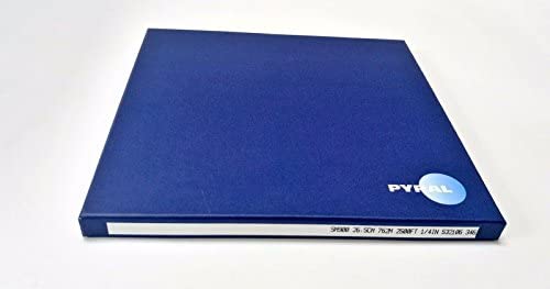 New RTM PYRAL SM900 1/4" 2500' 762m 10.5" Plastic Reel Trident Hinged Box RMG/EMTEC Studio Mastering Tape R34621