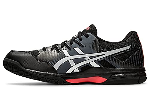 ASICS Men's Gel-Rocket 9 Indoor Court Shoes, 7M, Black/Sunrise Red