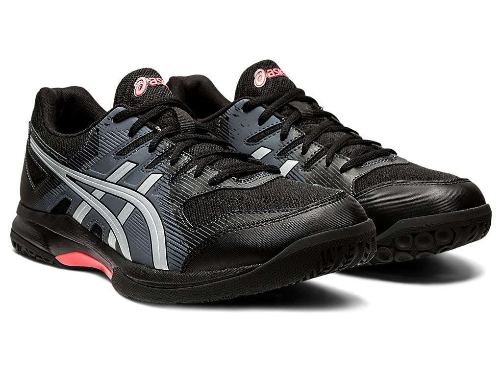 ASICS Men's Gel-Rocket 9 Indoor Court Shoes, 8M, Black/Sunrise Red