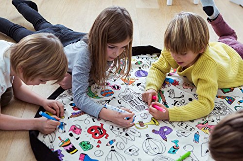 Play & Go Designer Collab Storage Bag, Color- Omy, Diameter- 140 cm