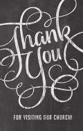 Postcard-Thank You For Visiting Our Church (Pack of 25)