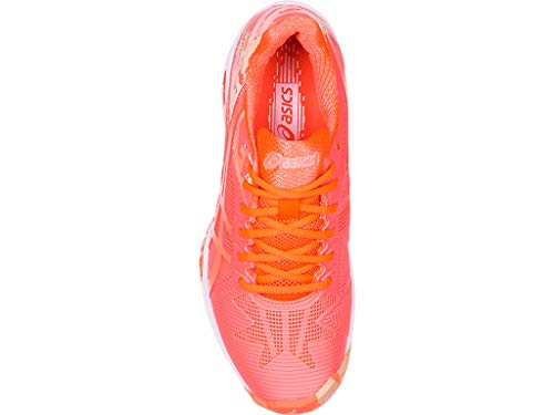 ASICS Women's GEL-Solution Speed 3 L.E Tennis Shoes, 11M, FLASH CORAL/CANTELOUPE/APRICOT