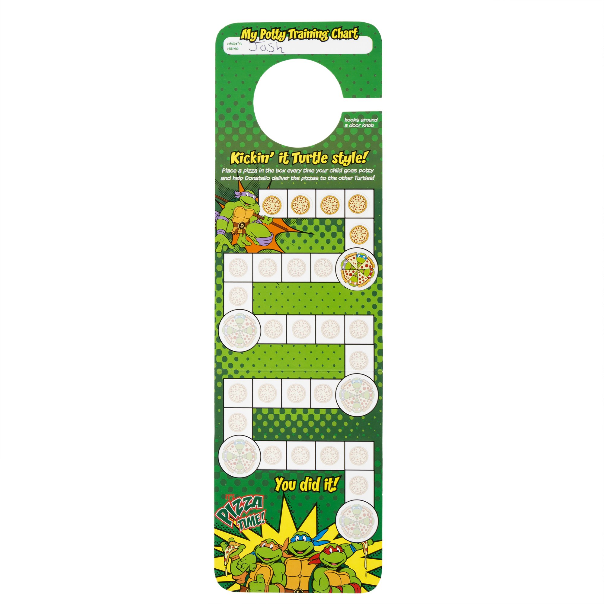Nickelodeon TMNT Door Hang Version Potty Rewards Kit