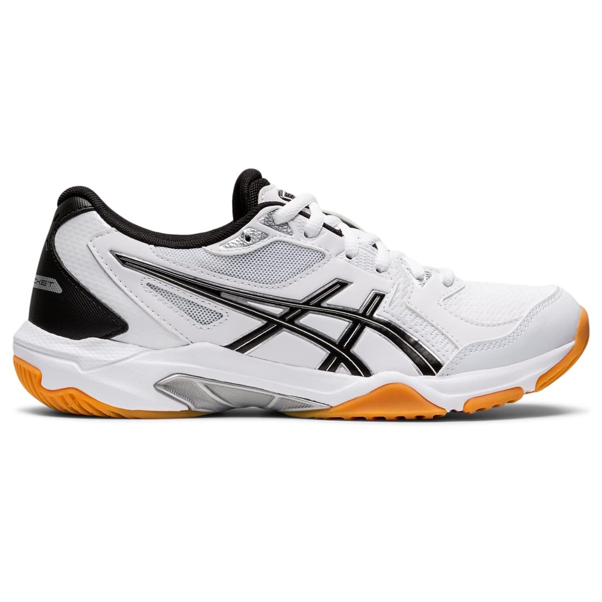 ASICS Women's Gel-Rocket 10 Indoor Sport Shoes, 8, White/Black