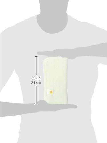 Satsuma Designs Organic Wash Cloths and Wipes 5 Pack, White