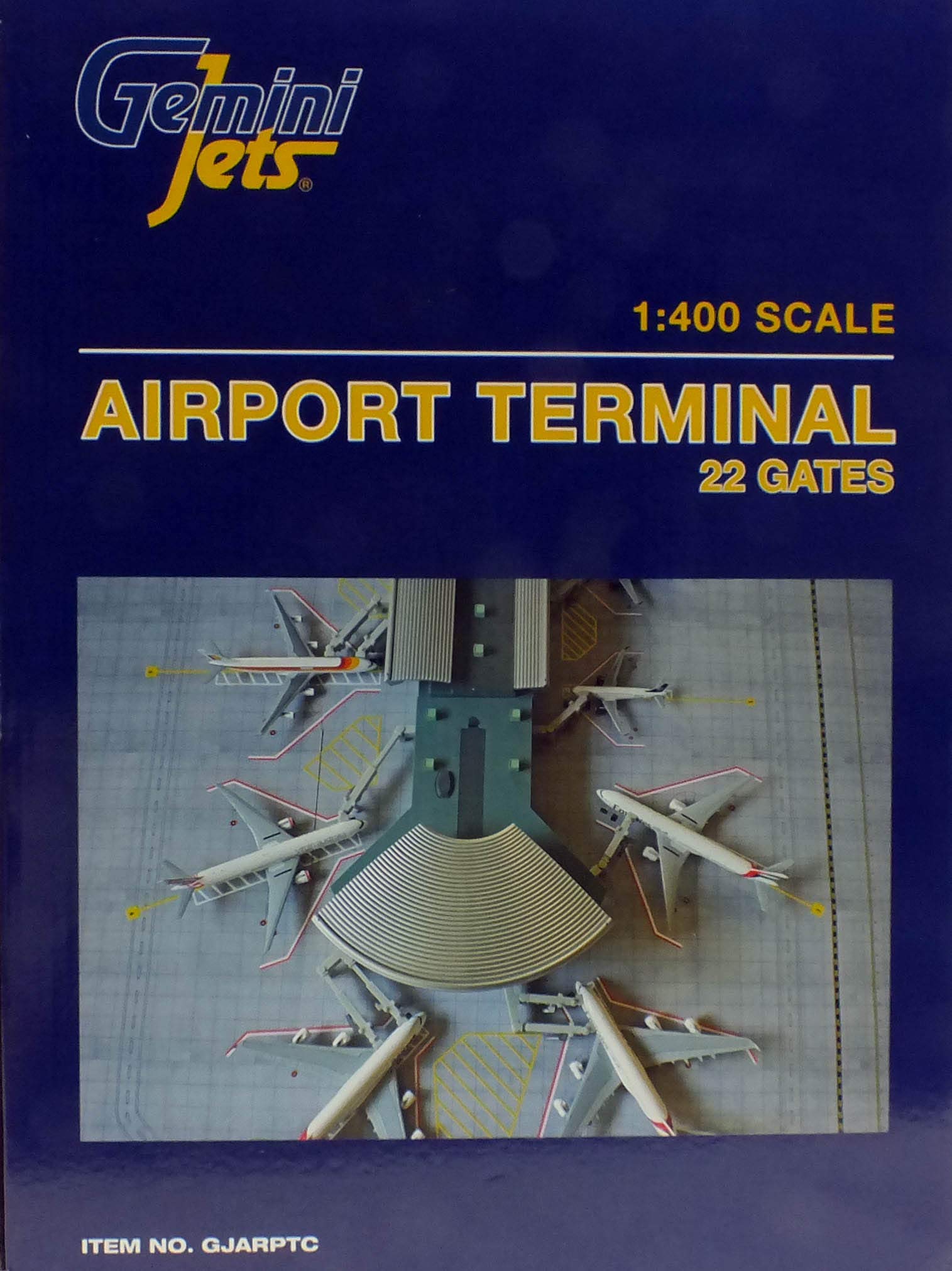 GJARPTC Airport Terminal Double ROTUNDA GEMGJARPTC 1:400 Gemini Jets Airport Terminal with 22 Gates (pre-Painted/pre-Built)