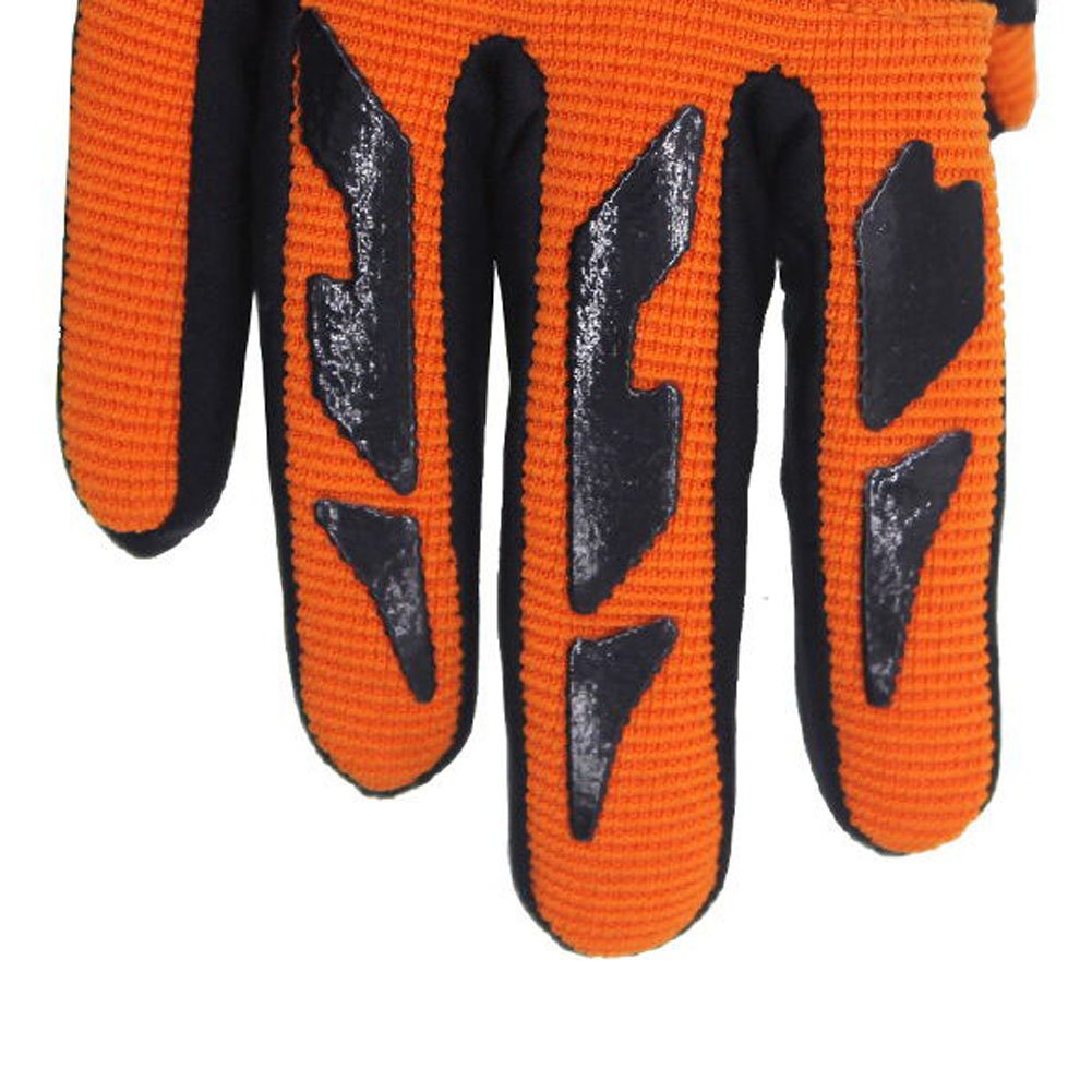 Gtopart 50g Kids Long Finger Cycling Gloves,Skateboard Gloves, Roller Skating Gloves (Blue, M)