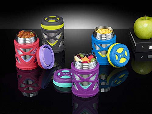 Zulu Kids Water Bottle and Canister Set - Blue