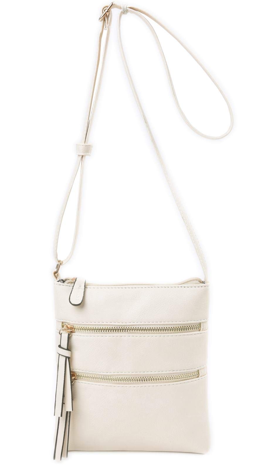 Fanaztee Lightweight Pu Leather Crossbody Purses Bags Small Purse with Multi Pockets for Women Girls