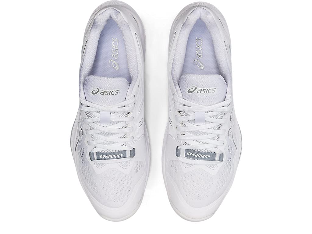 ASICS Women's Sky Elite FlyteFoam 2 Volleyball Shoes, 7.5, White/White
