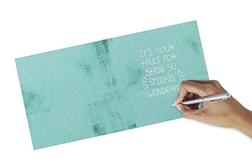 Hallmark Studio Ink Birthday Card, Fathers Day Card, or Anniversary Card (I Love You A Crap Ton) (0299RZJ5026)