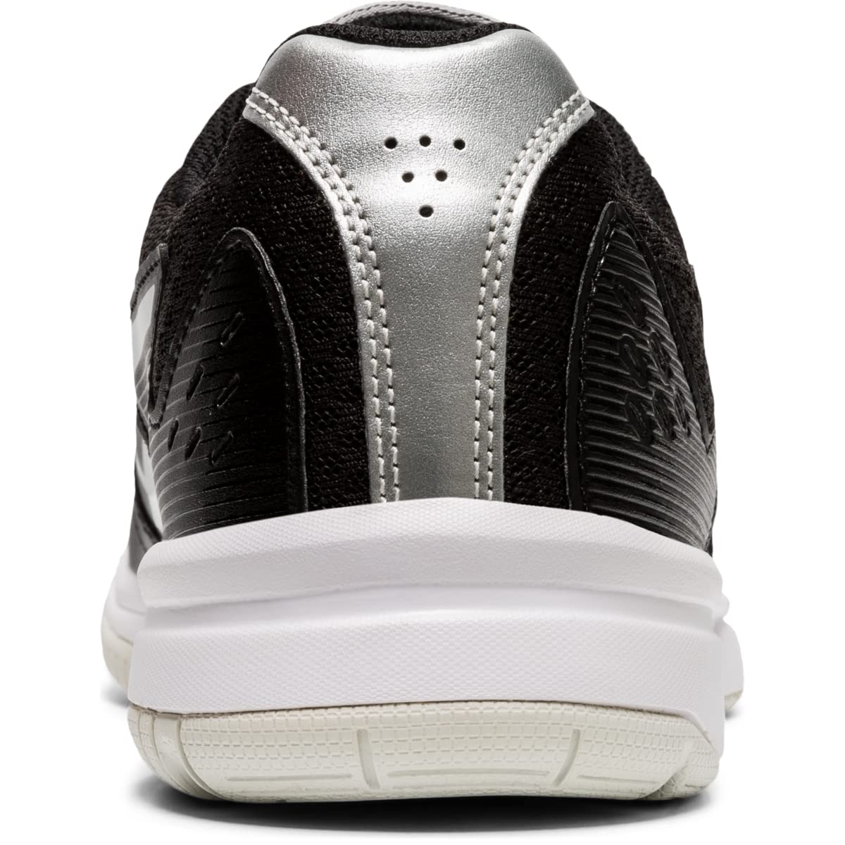 ASICS Men's Upcourt 3 Volleyball Shoes, 12.5, Black/Pure Silver