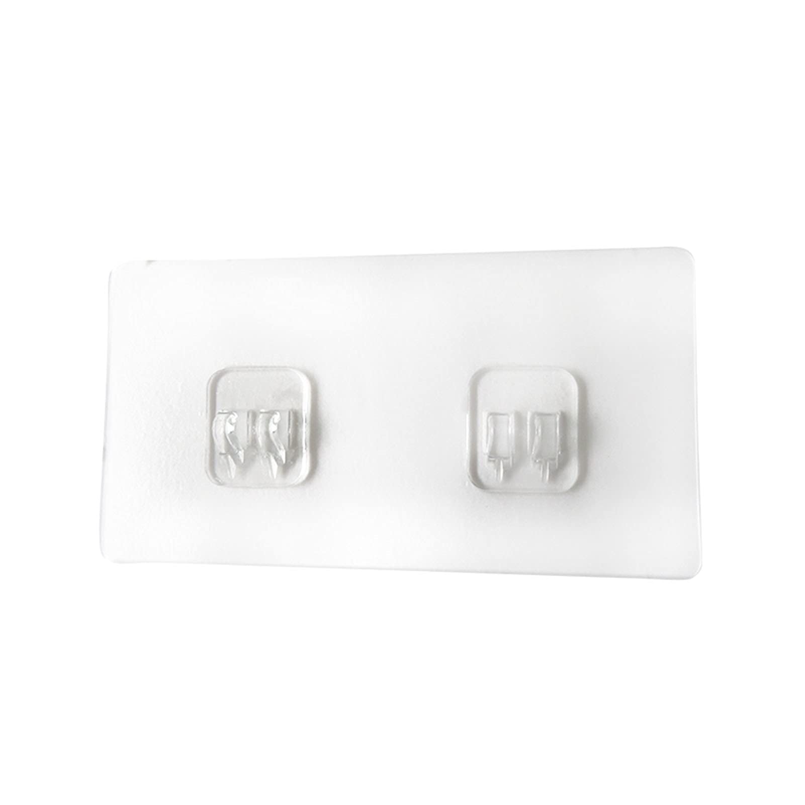 RTYUIE Transparent Household Plastic Hook Kitchen Waterproof Sticky Hook Bathroom Rack Sticker Sticky Wall Super Glue Hook Hanger Easy to Install (Color : 4)