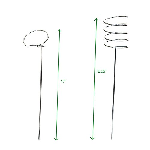 Mind Reader Picnic Wine Sticks, 5 pc Set, 5 Count (Pack of 1), Silver Bottle Glass Holder