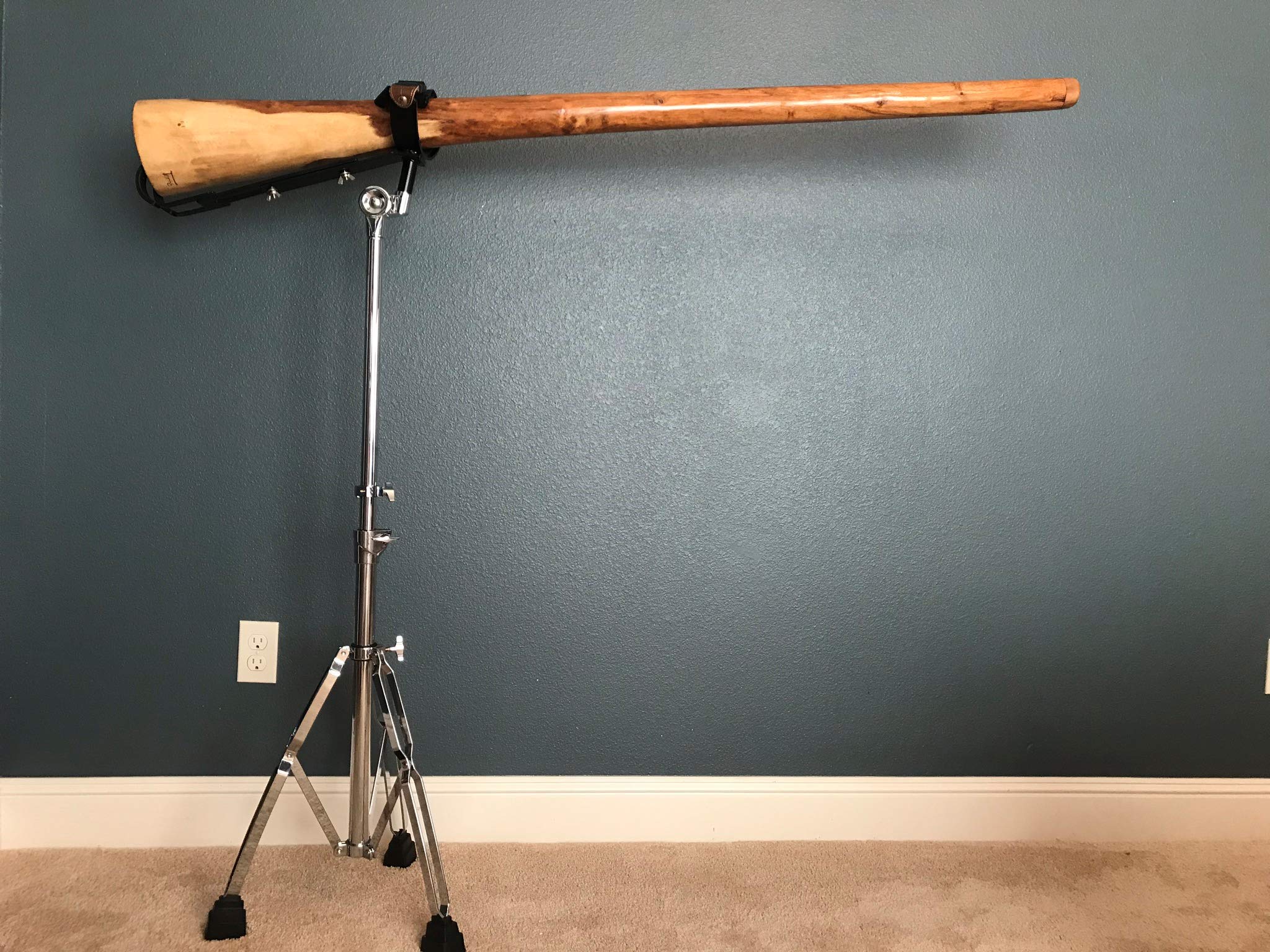 Handpan Djembe Didgeridoo stand, Stainless Steel Handpan Djembe Didgeridoo Display, Heavy Duty (For Djembe Didge)