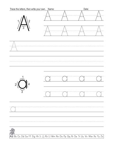 Handwriting Practice Book for Kids Ages 6-10 : Printing workbook for Grades 1, 2 & 3, Learn to Trace Alphabet Letters and Numbers 1-100, Sight Words, ... and Math Drills for Grades 1, 2, 3 & 4)
