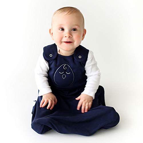 Nested Bean Zen Sack®- Gently Weighted Sleep Sacks | Baby 6-15M | TOG 0.5 | 100% Cotton | Newborn/Infant Swaddle Transition | Aids Self-Soothing | 2-Way Zipper | Machine Washable