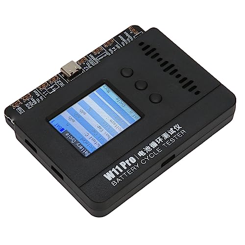 Battery Cycle Tester, AC 100 to 240 V Small Battery Tester Automatic Parameter Matching for Repair (US Plug)