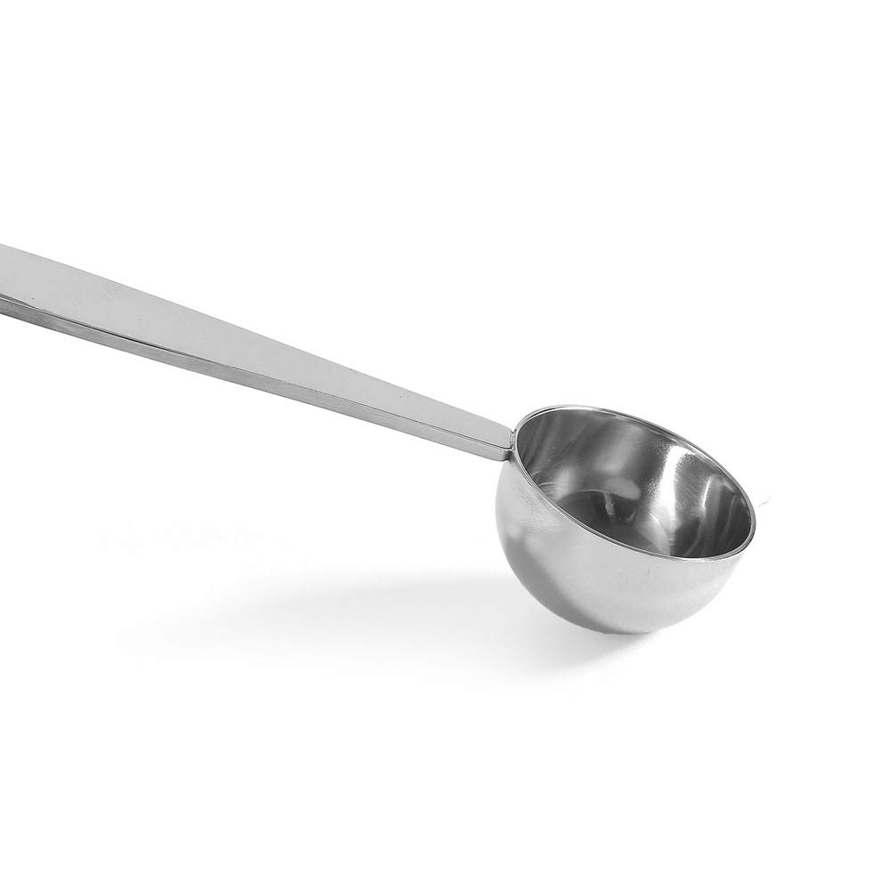 Coffee Scoops, 1 PC 15 ML (1 TPSP) Rose Gold 304 Stainless Steel Espresso Coffee Measuring Spoon 1 Tablespoon Measure Spoon with Pressed Bottom Fits Coffee Container for Ground Coffee Tea Salt