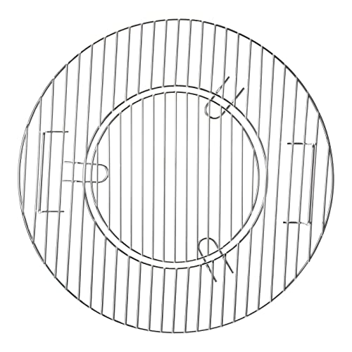 VEVOR 21 inch 22 inch, Round Grates Kettle Charcoal Grill Replacement Parts for Outdoor Cooking, Barbecue Camping, Picnic, Backyard, Silver
