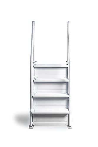 Blue Torrent Easy Pool Step Ladder for Above-Ground Pools