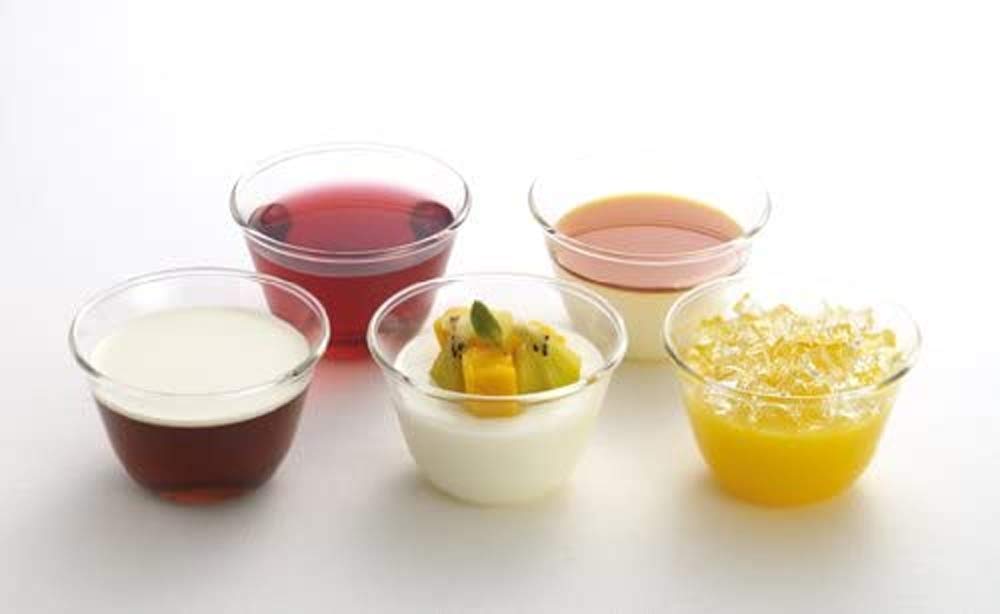 iwaki KBT942 Sweet Cups (Jelly), 5.3 fl oz (160 ml), Set of 6