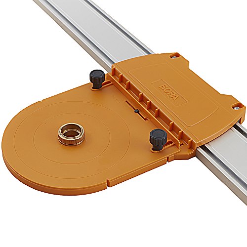 Bora Router Dado Jig, the Woodworking Router Guide That Allows For Precise, Straight Dados, Rabbets, and Mortises | 542005, orange