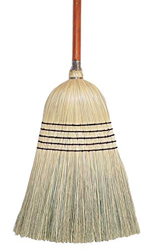 Wilen E504028, Janitor Corn Blend Broom with 1-1/8" Handle, 28# Size, 55-1/2" Length (Case of 6)