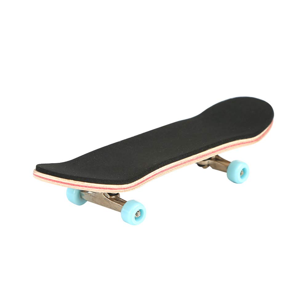 ATAZUA Rock Deck Professional Finger Skateboard Kits, Maple Complete Wooden Fingerboard with Cute Mini Skate Shoes
