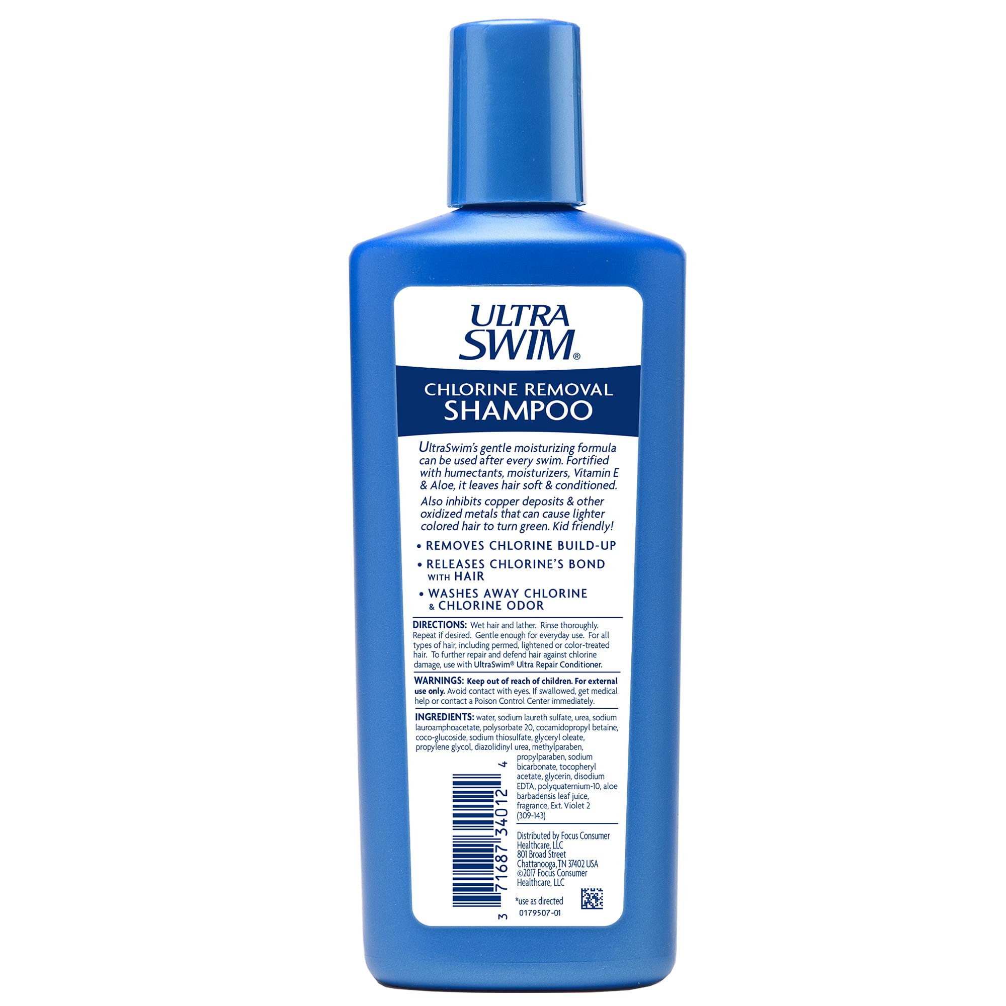 PACK OF 10 - UltraSwim Chlorine Removal Shampoo, 7 oz