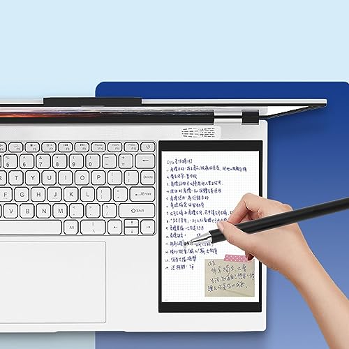 Bewinner HD Laptop, 2.4G 5G Dual Band WiFi 1280x800 7 Inch IPS Dual Screen Touch Screen Laptop Fingerprint Unlock 100-240V for Windows 11 for Classes (16GB+2TB US Plug)