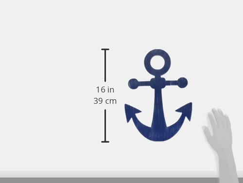 Little Love by NoJo Separates Collection Anchor Shaped Wall Art, Navy