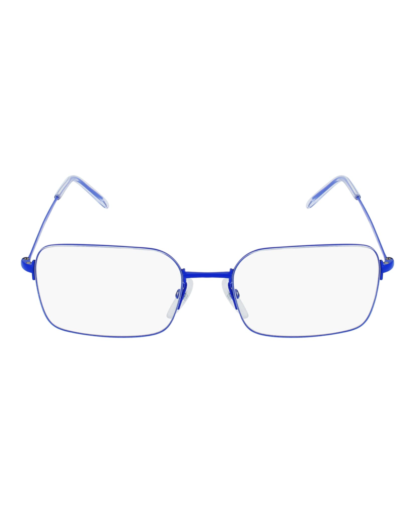 Balenciaga Square/Rectangle Optical Frames Blue Blue Transparent Luxury Eyewear Made In Italy Metal Frame Designer Fashion for Everyday Luxury