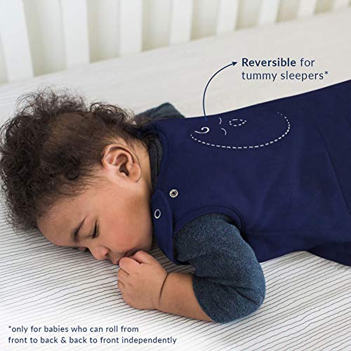Nested Bean Zen Sack®- Gently Weighted Sleep Sacks | Baby 6-15M | TOG 0.5 | 100% Cotton | Newborn/Infant Swaddle Transition | Aids Self-Soothing | 2-Way Zipper | Machine Washable