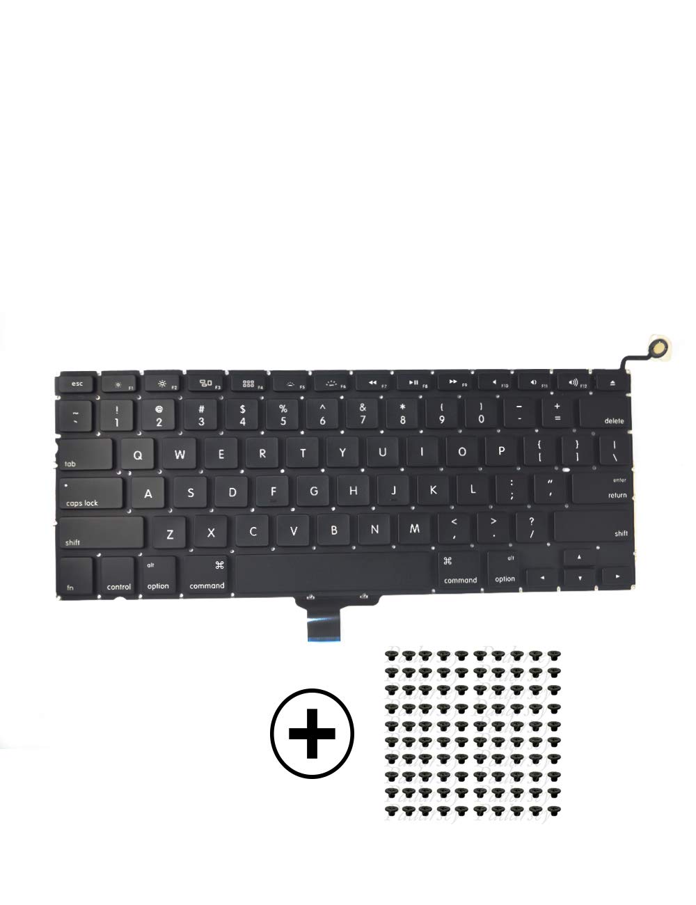 Padarsey New Laptop Replacement Keyboard Compatible for MacBook Pro 13-inch A1278 2008 2009 2010 2011 2012 2013 2014 2015 Year with 80Pce Keyboard Screws