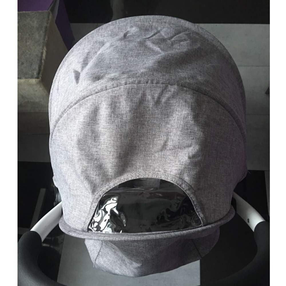 Baby Stroller Accessories Fit for Babyzen Yoyo Canopy and Seat Pad Liners for Yoya (Ma Grey)