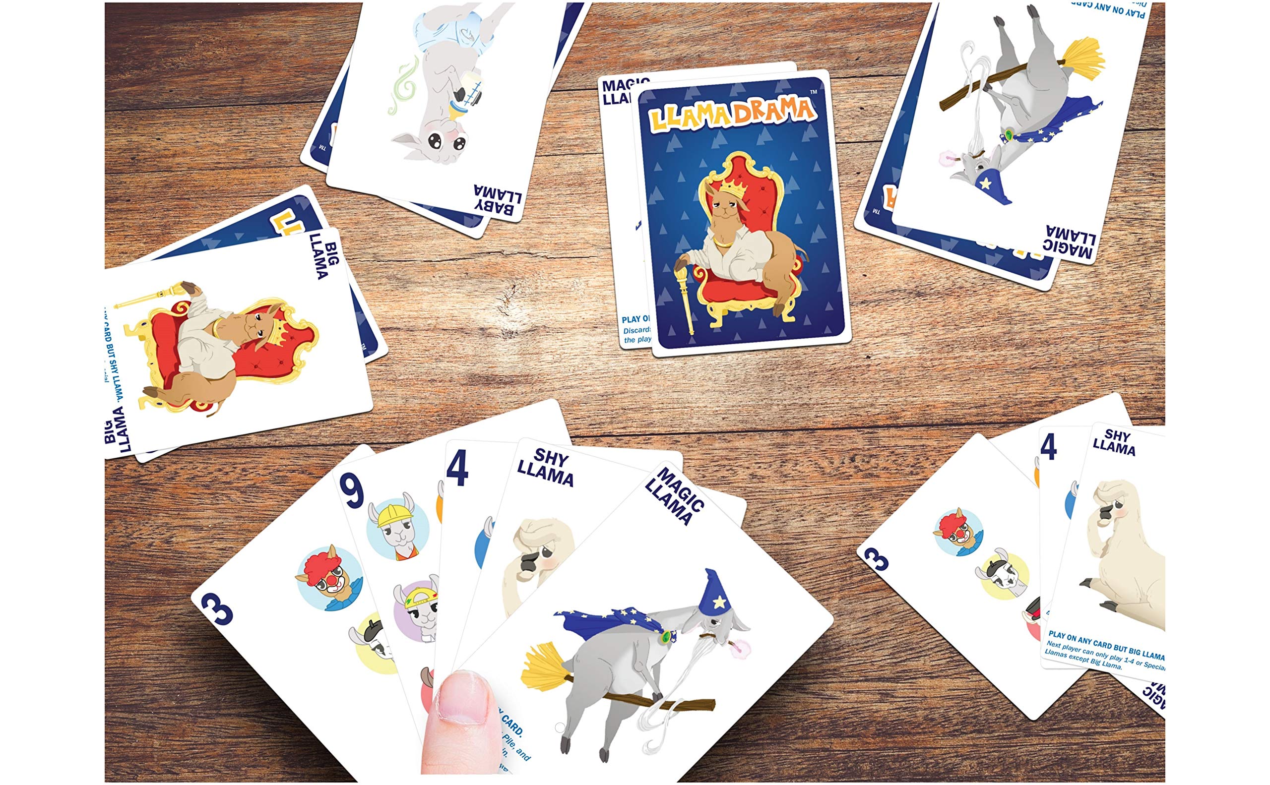 Llama Drama Card Game (1 Pack Original) Waterproof & Tear-Proof - Easy to Learn Fun to Play