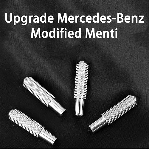BESULEN Car Door Lock Pin, Aluminum Alloy Inner Door Lock Knobs Pin Stick Cover, 4 Pieces Car Door Lock Pull Knobs, Car Interior Modification Accessories Universal for SUV Pickup Truck