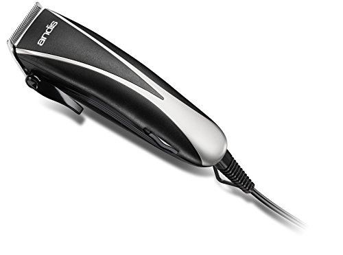 Andis 18620 Ultra Clip Adjustable Blade 19-Piece Home Haircut Kit, Black