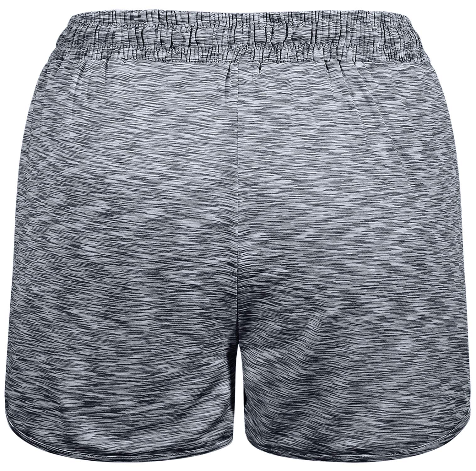BLEVONH Shorts for Women Athletic,Stretchy Waistband Double Layers Yoga Athletic Short with Pocket Womens Lightweight Plus Sized Quick Dry Pickleball Workout Clothes Gray 2XL