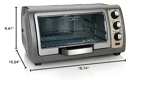 Hamilton Beach (31126) Toaster Oven, Convection Oven, Easy Reach,Silver