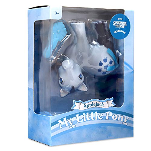 Basic Fun My Little Pony - Applejack - Stranger Things Pony Collectible Figure, 6" H x 4" W