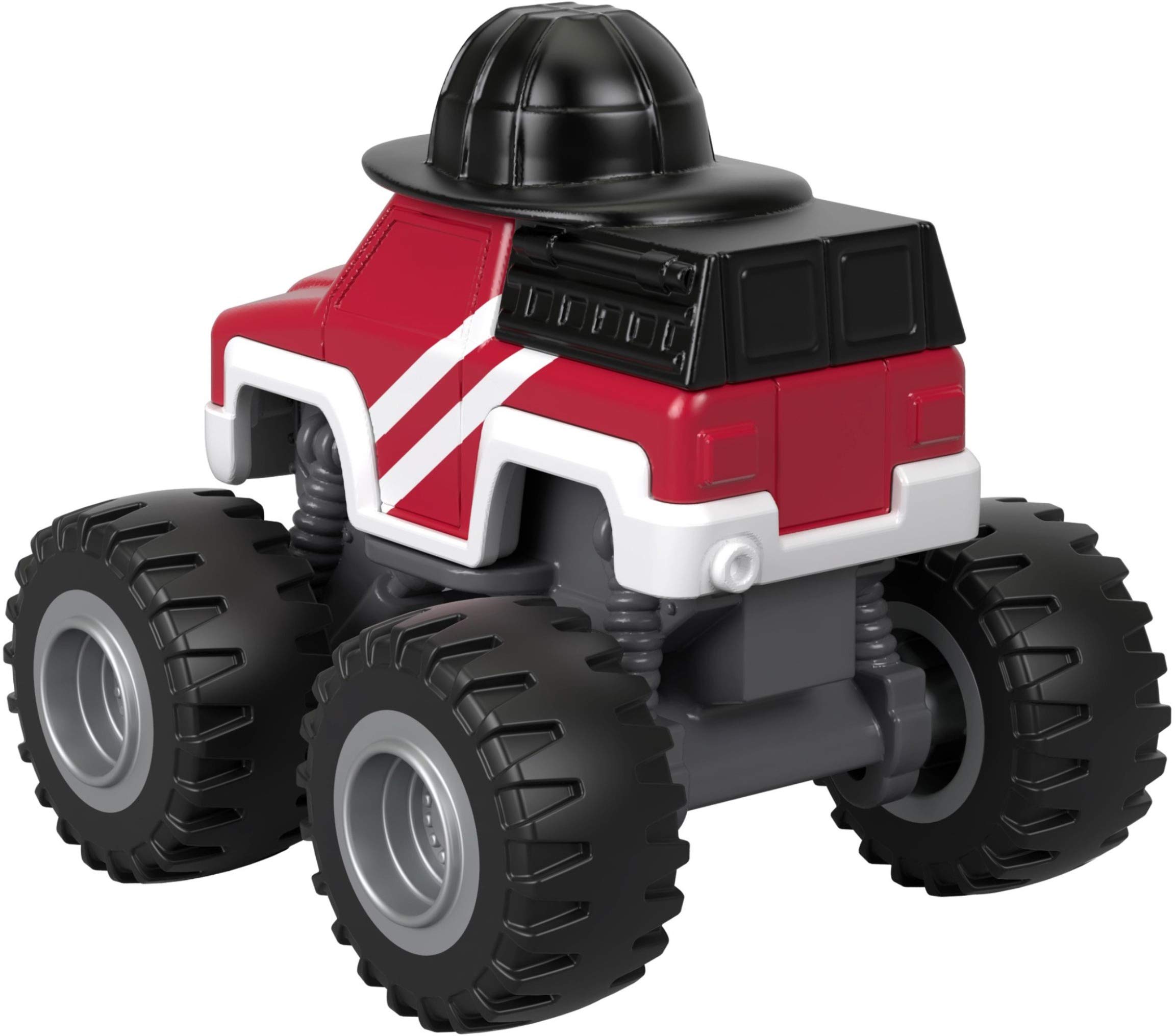 Fire Rescue Firefighter is a freewheeling collectable Blaze and the Monster Machines vehicle with die-cast body, thick racing tires, and metal axles for fast-rolling speed!