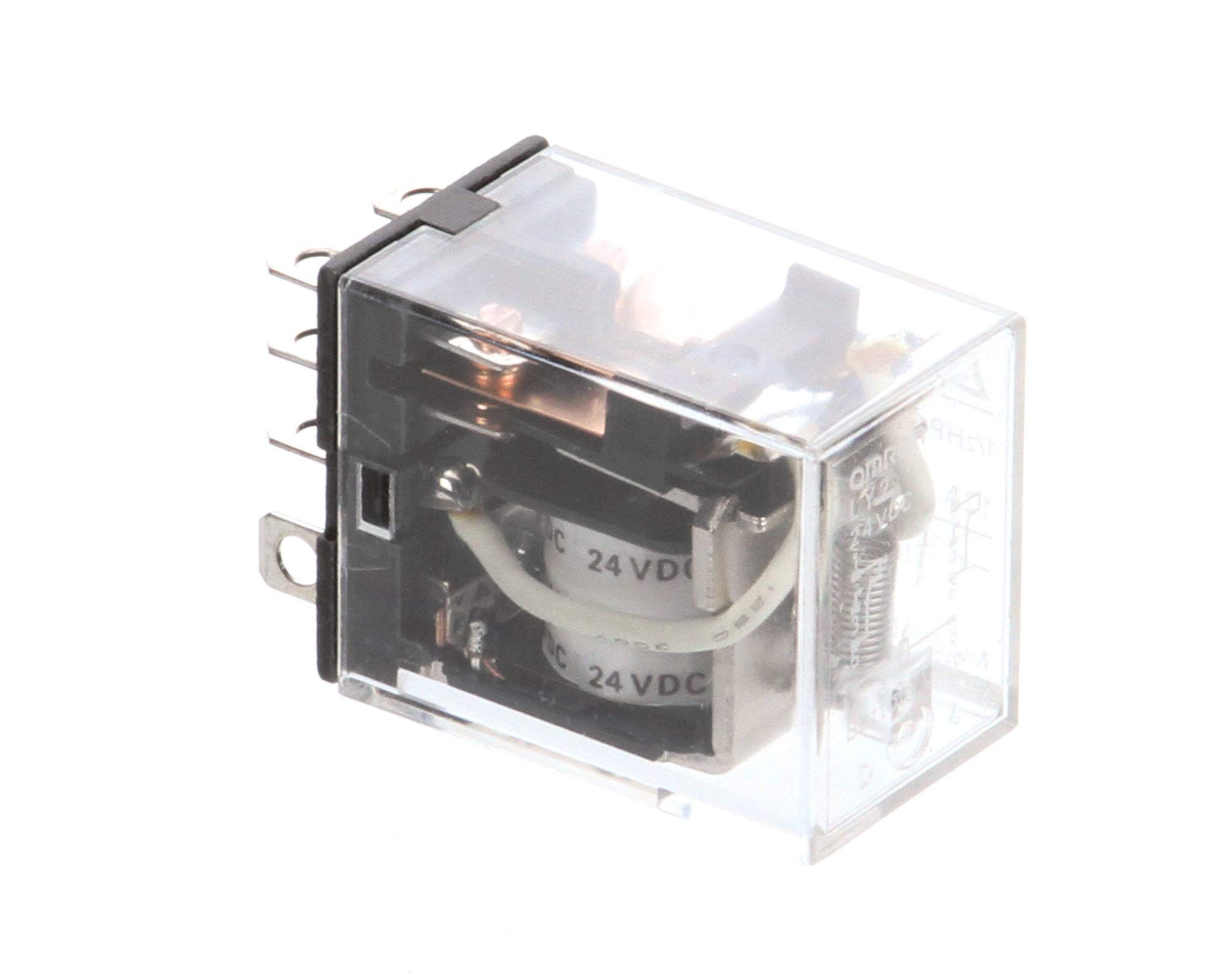 Ultrafryer 18A334 24 Volt Dc DPDT Clear Blow Relay