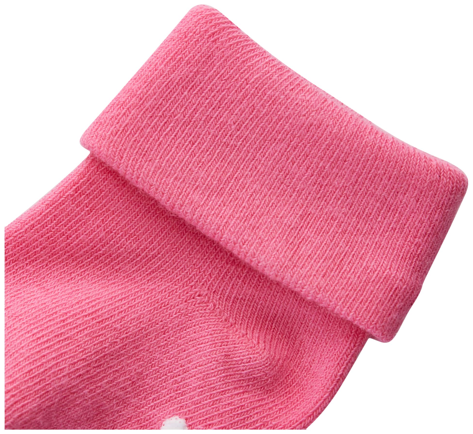 Jefferies Socks Baby Girls' Non-skid Turn Cuff 6 Pair Pack Casual Sock, Girl Multi, 3-12 Months US